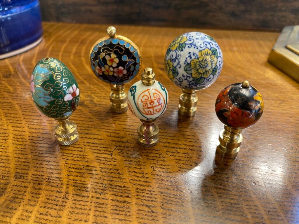 Premium Enamel Finials Examples - michaelslamps.com